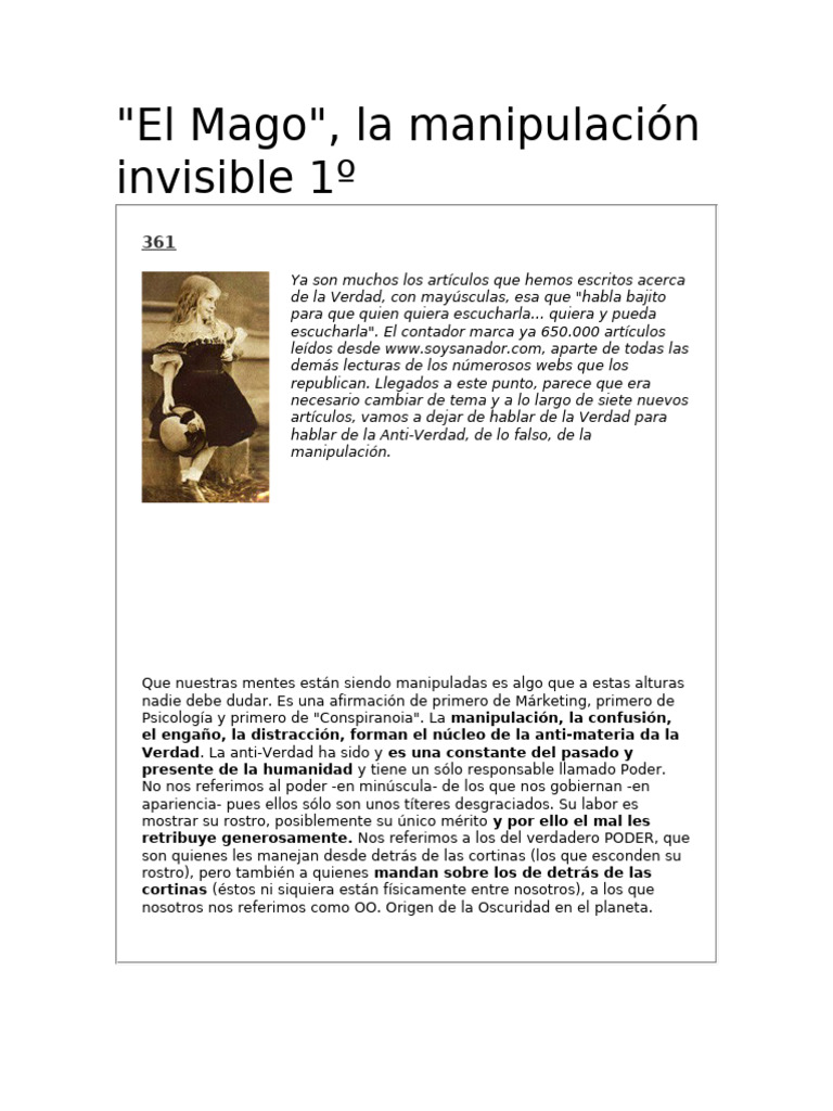 El Mago 1 | PDF