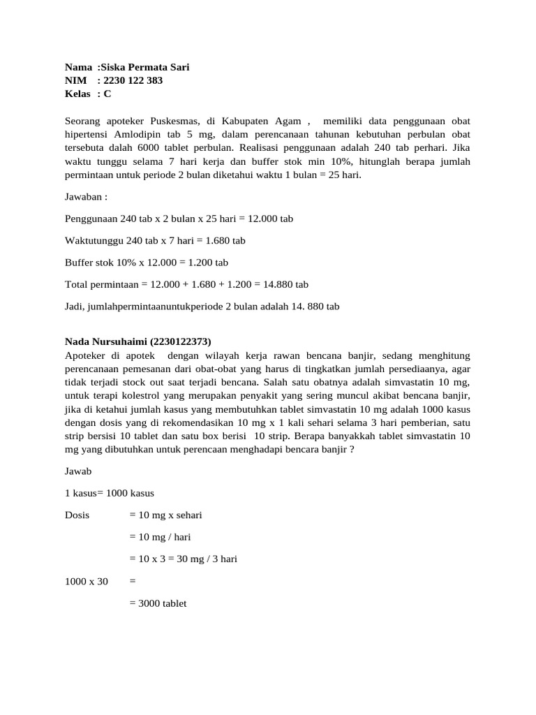 Kelompok 2 Kelas C Tugas Soal Buk Puspa | PDF