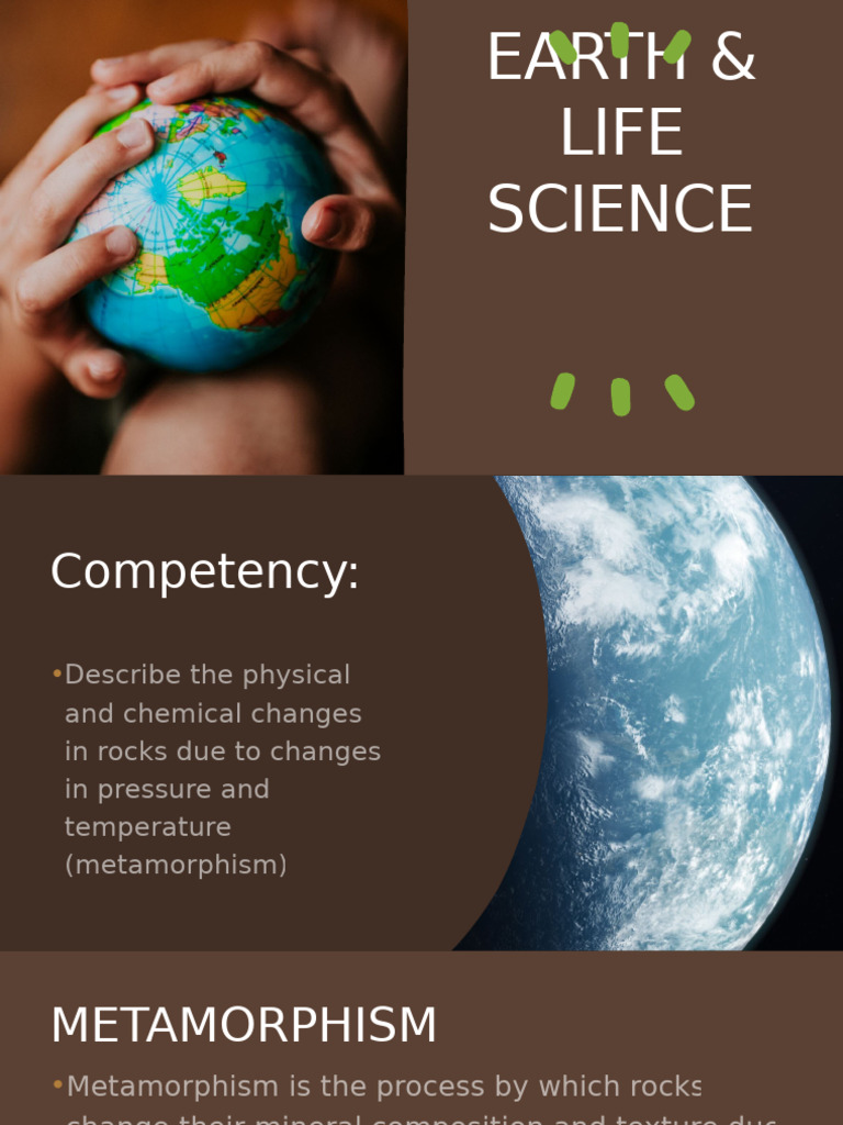 Topic 8 (Metamorphosis) | PDF | Rock (Geology) | Minerals
