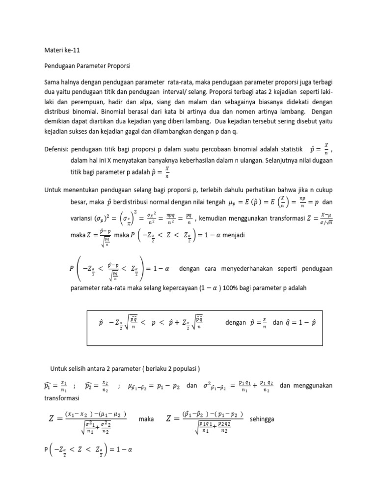 Materi M Ke-11 Stat | PDF