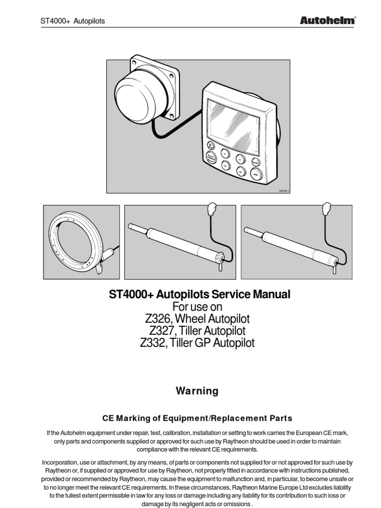 ST 4000 Plus Service Manual | PDF | Transmission (Mechanics) | Compass