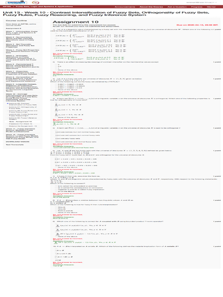 Noc20 Ee03 Assigment 11 | PDF