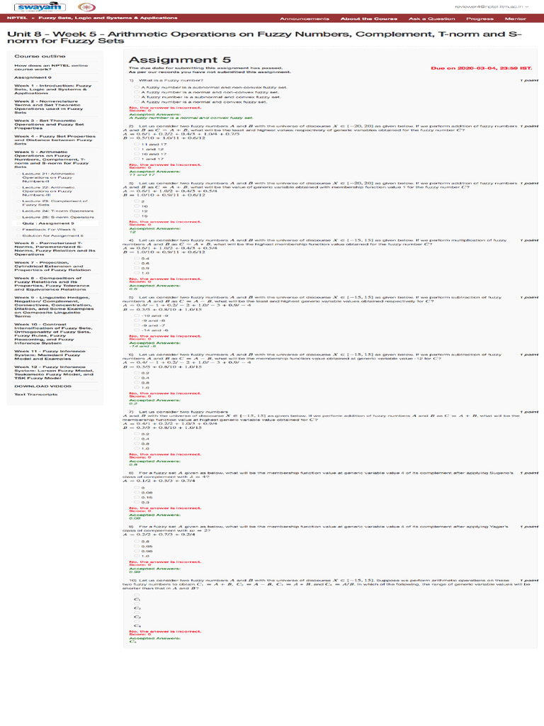 Noc20 Ee03 Assigment 6 | PDF