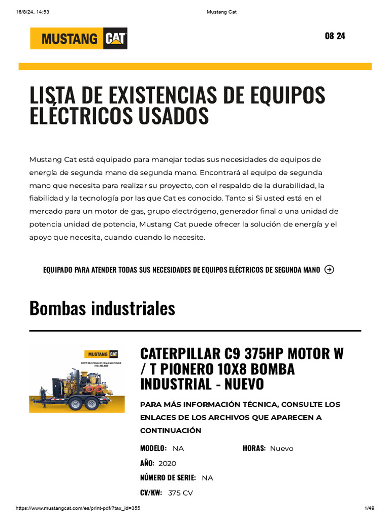 Mustang Cat | PDF