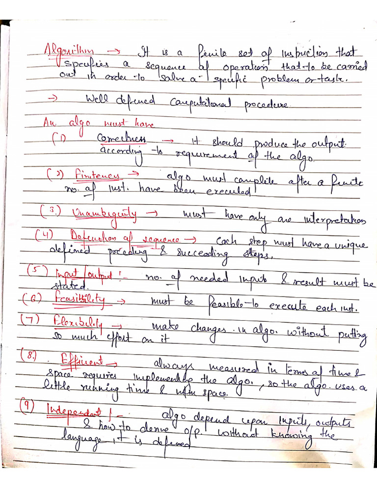 DAA Unit 1 Notes | PDF