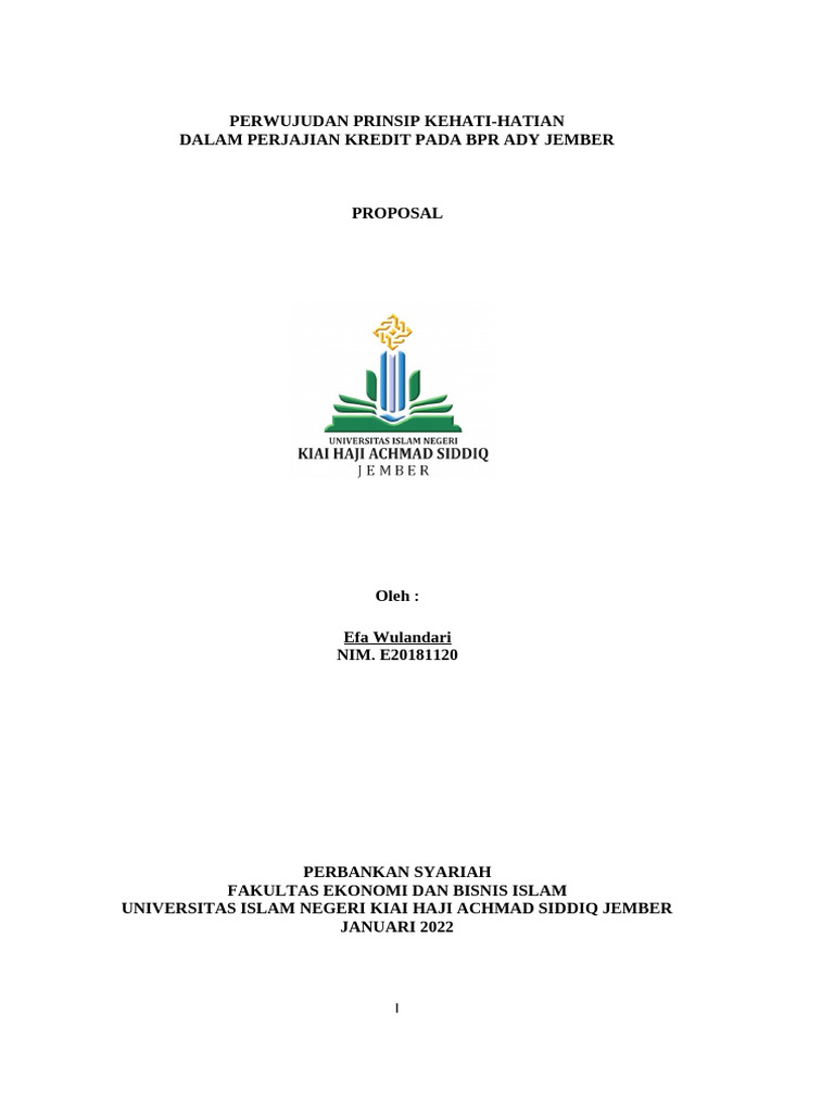 PERWUJUDAN DAN PRINSIP KEHATI-1 (Efa) | PDF