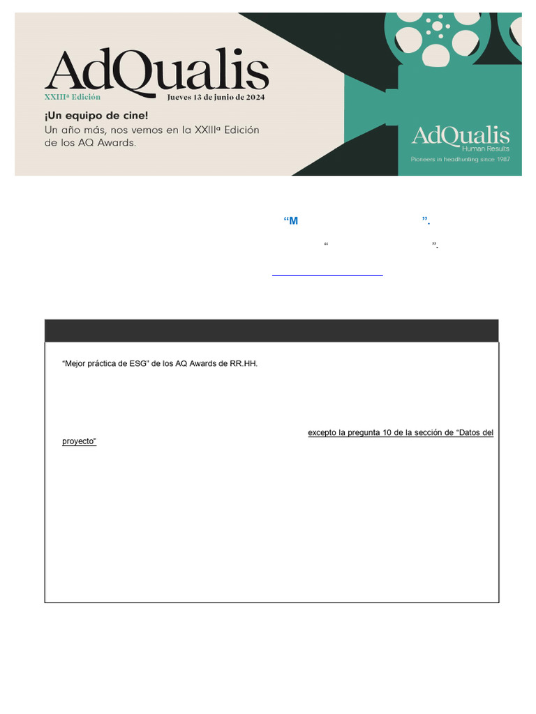 Formulario Mejores Practicas Esg 2024 | PDF