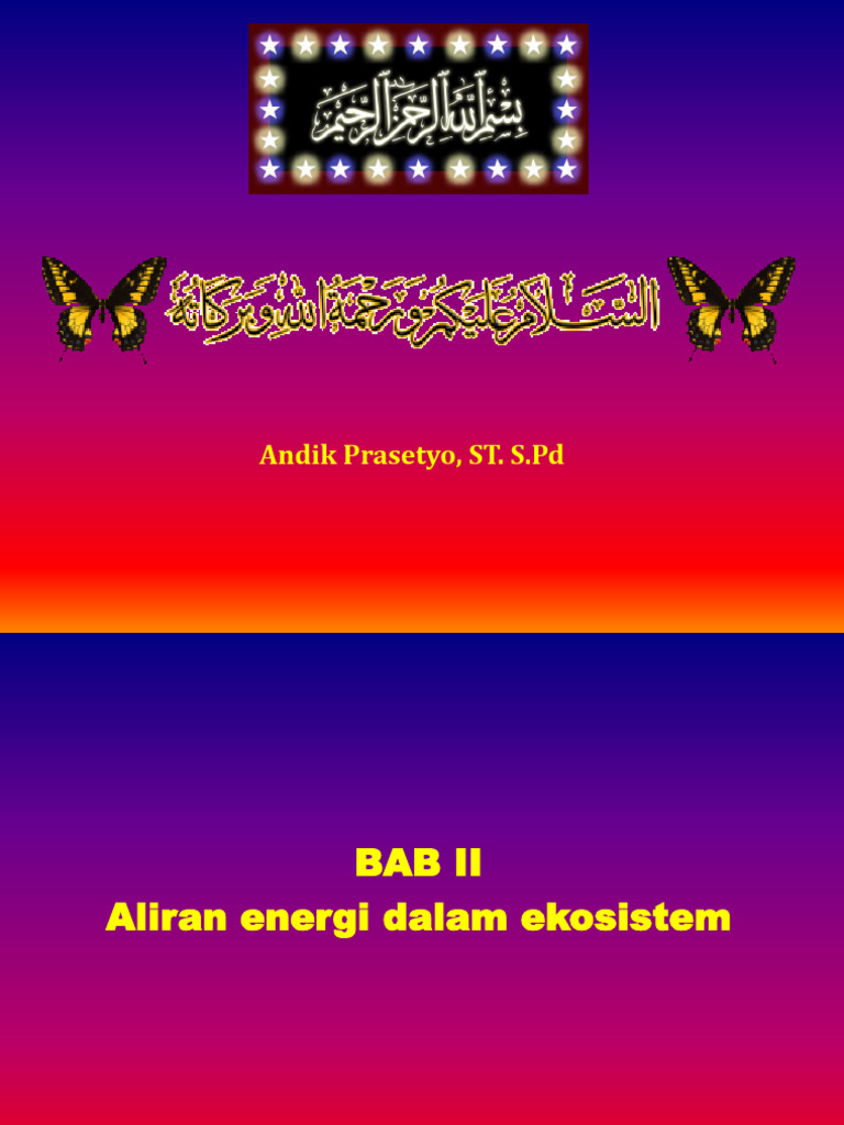 Aliran Energi Dalam Ekosistem | PDF
