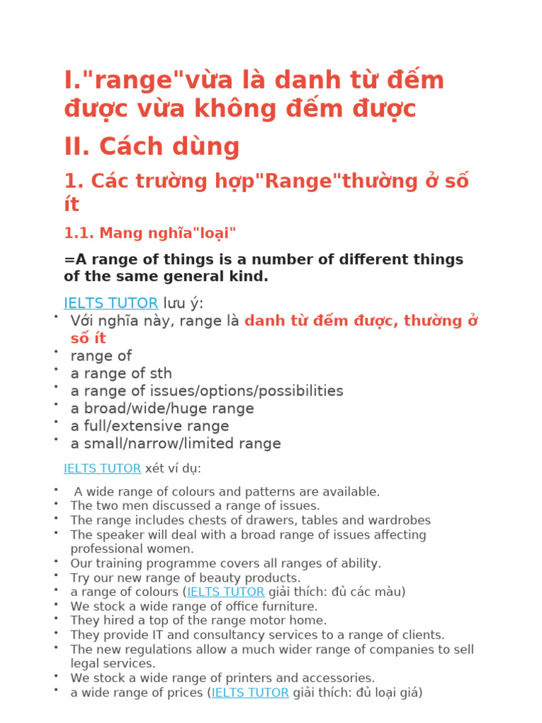 Cach Dung Range | PDF
