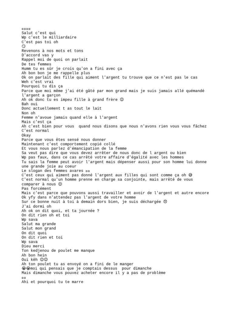 Restauration Conversation | PDF