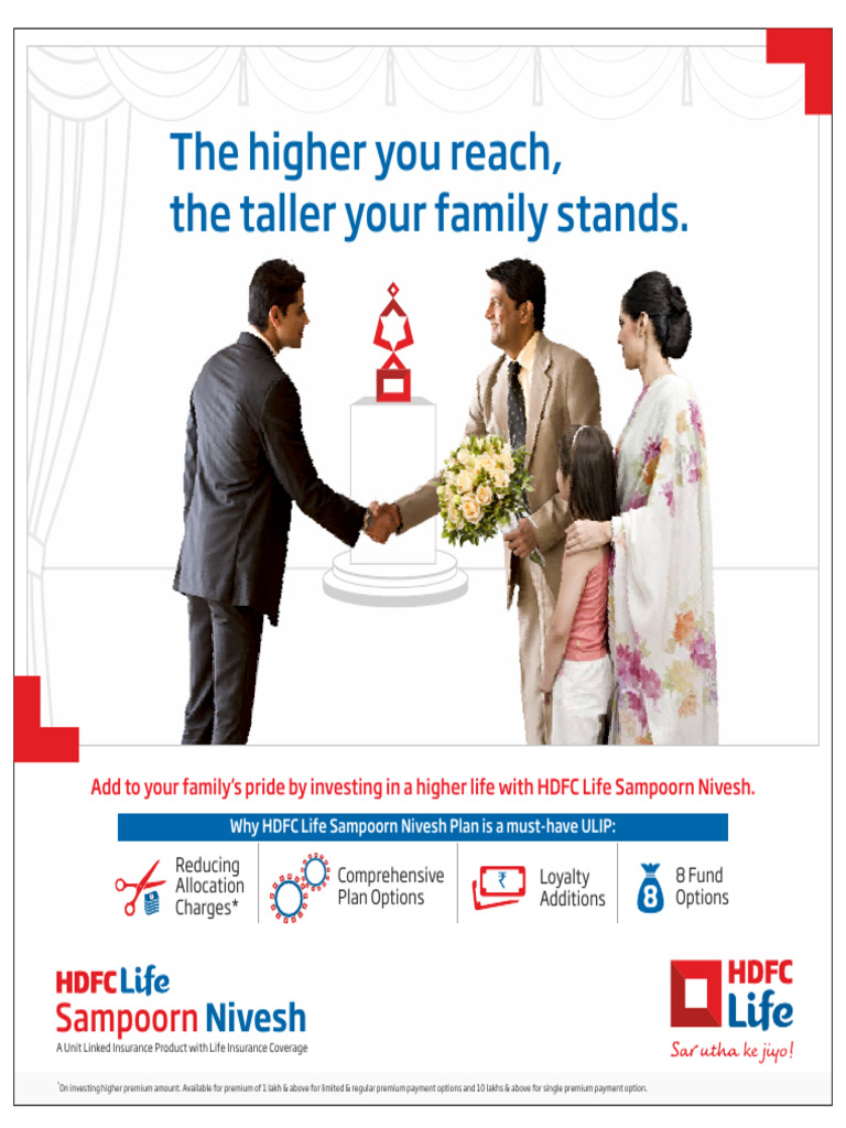 HDFC Life Sampoorn Nivesh Overview | PDF | Insurance | Investment Fund