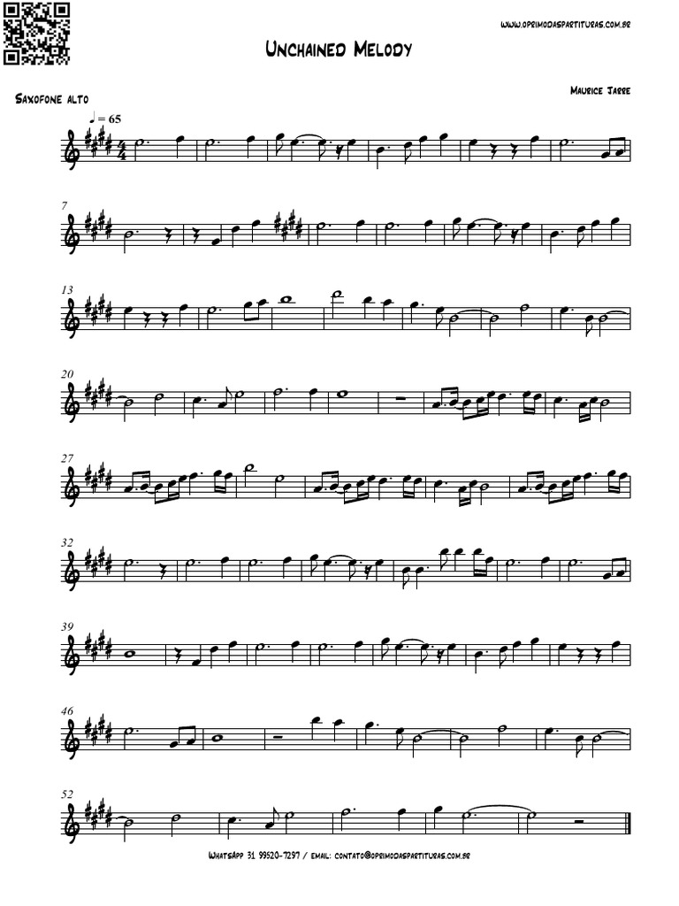 Unchained Melody - Saxofone Alto | PDF