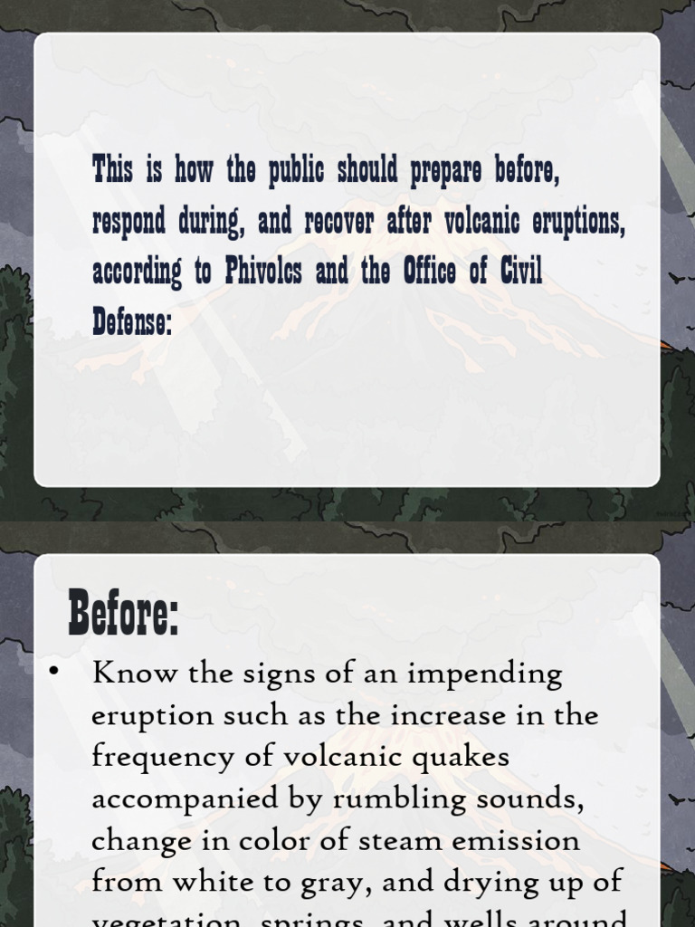 Volcanic Eruption Safety | PDF