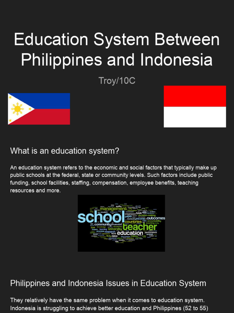 Education System Between Philippines and Indonesia | PDF