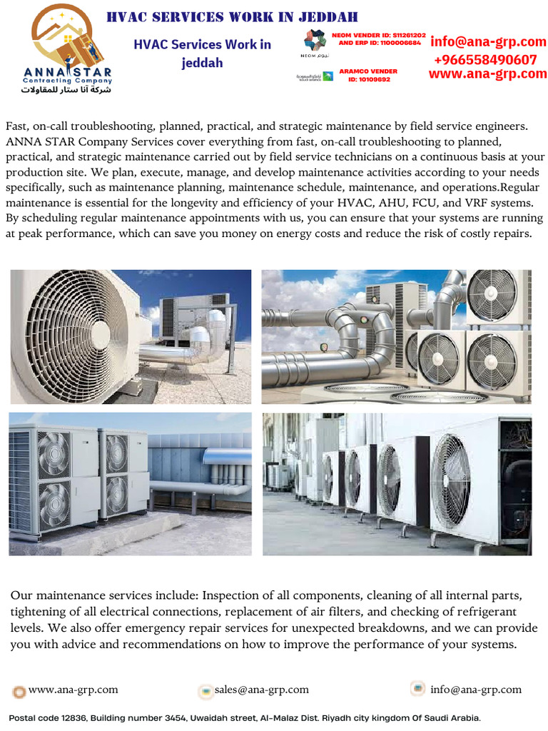 HVAC Service Work in Jeddah | PDF