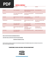 Monthly Tiffin Planner | PDF