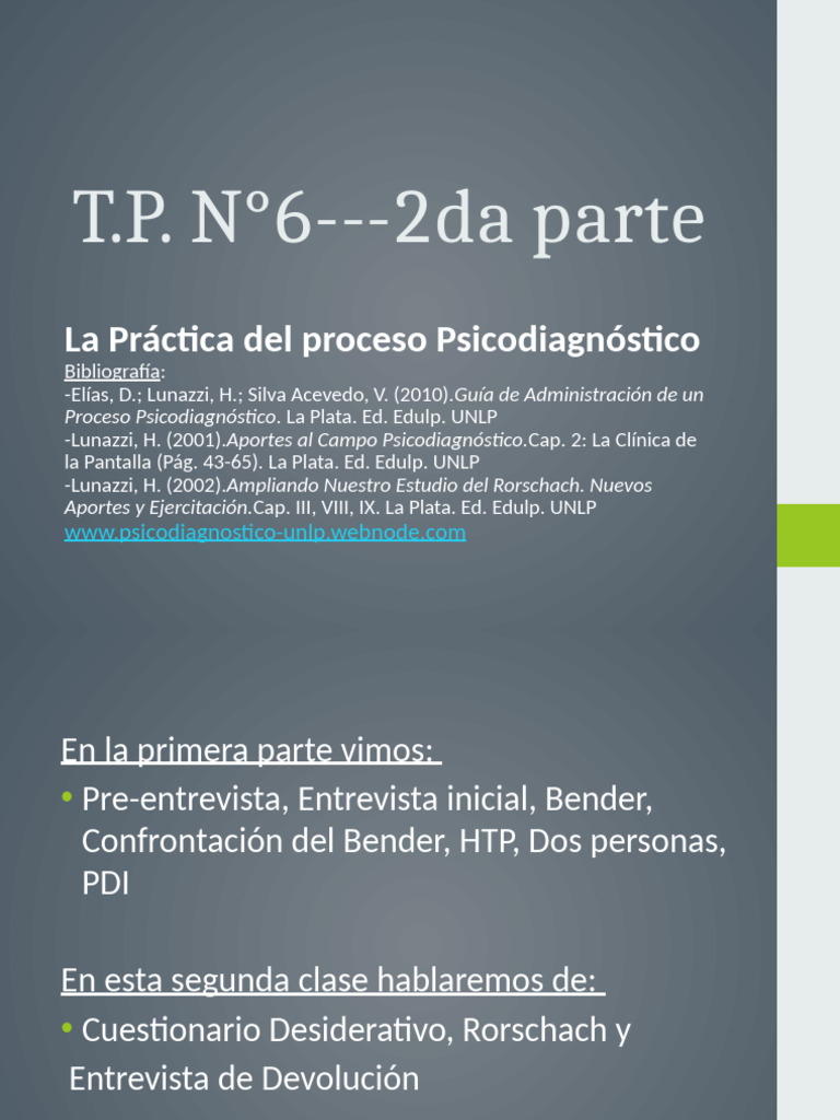 TP6 2° Clase Final | PDF