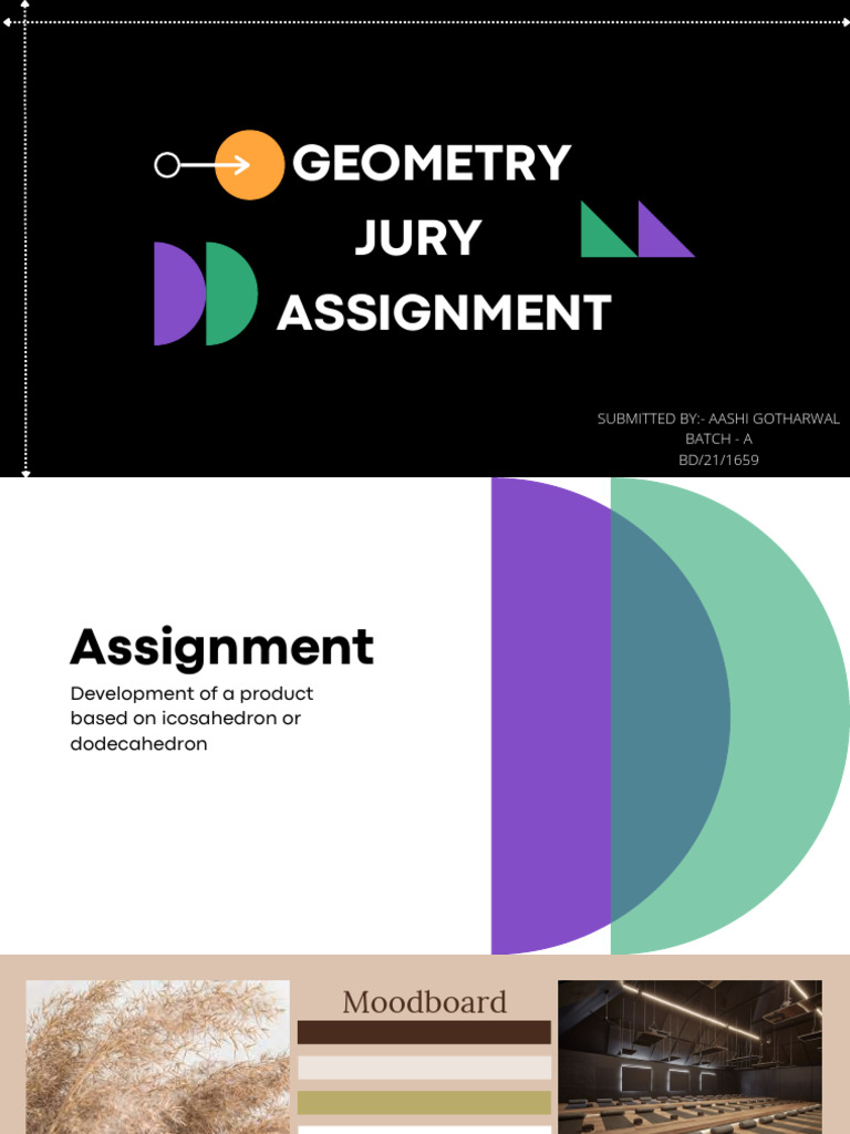 Geometry End Term Assignment | PDF | Home & Garden