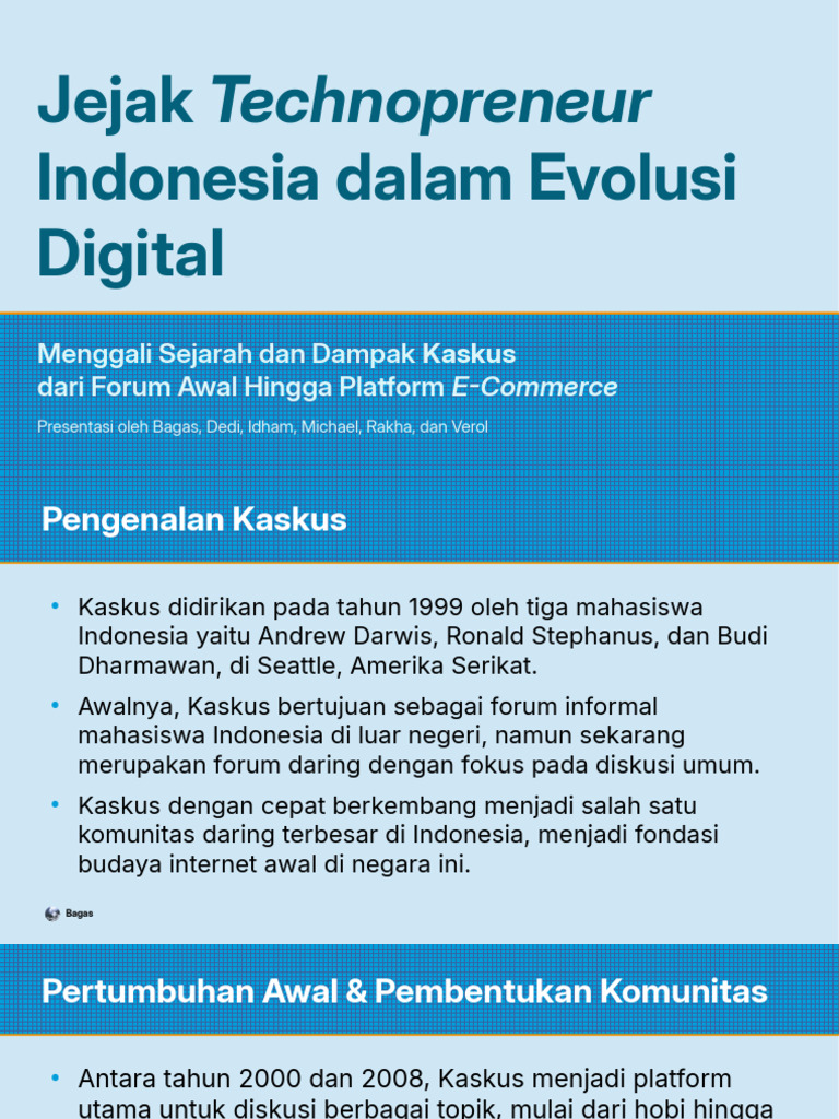 Jejak Technopreneur Indonesia Dalam Evolusi Digital | PDF | Ilmu Sosial