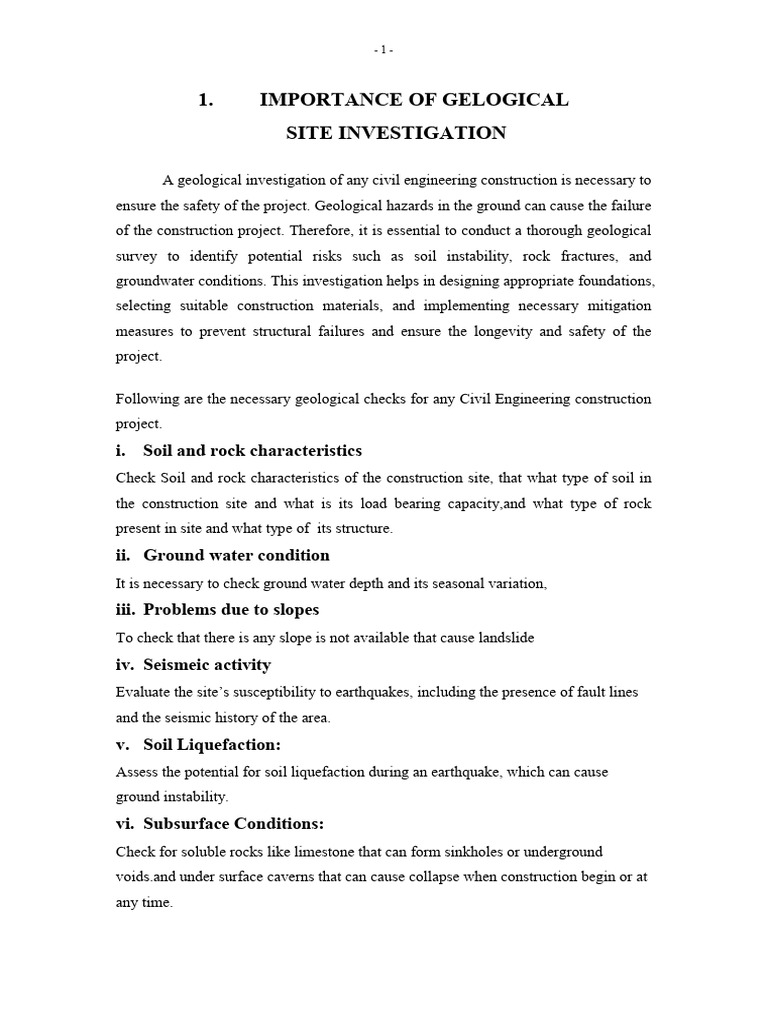 Geology Assignment | PDF