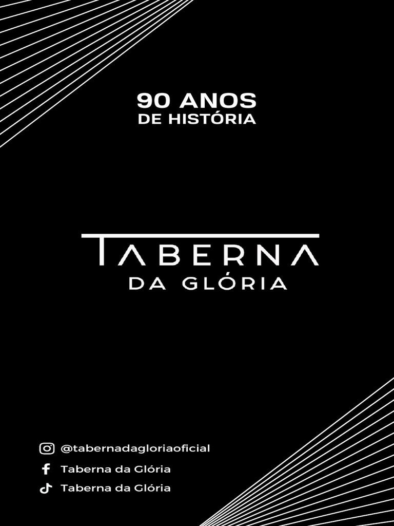 Cardápio Taberna Da Glória 2024-v1 | PDF
