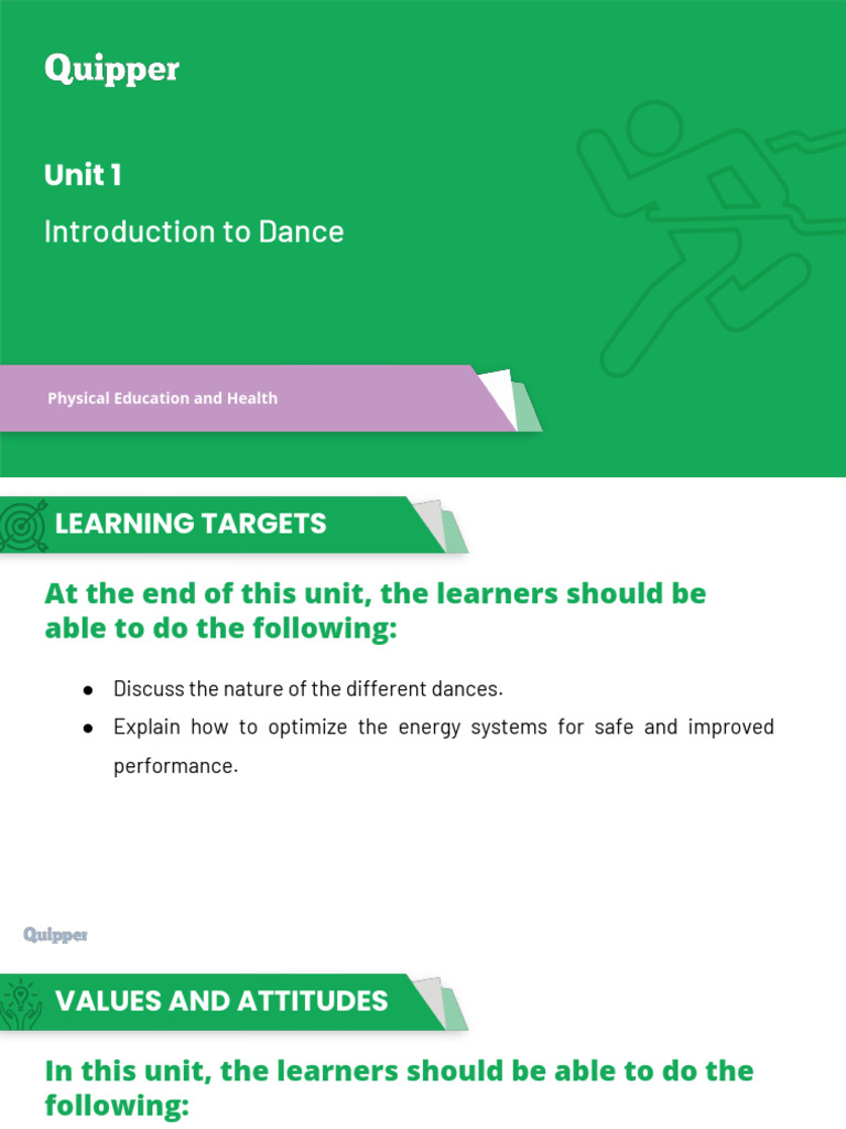 PEH 12 Q1 0101 The Evolution of Dance FINAL | PDF