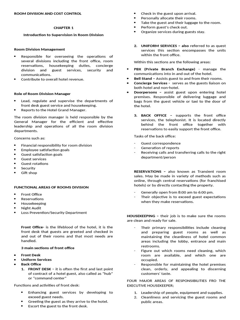 Chapter 1 Reviewer | PDF