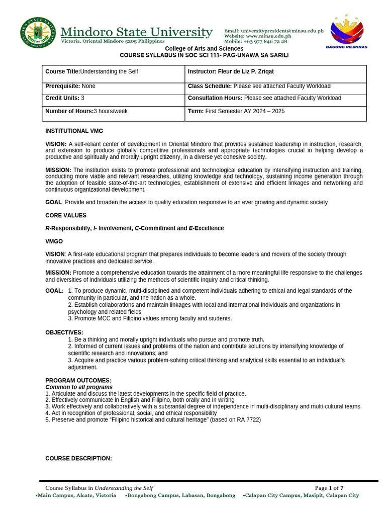 Unified Syllabus UTS | PDF