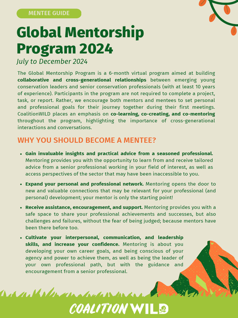 2024_Global Mentorship Program_Mentee Flyer | PDF