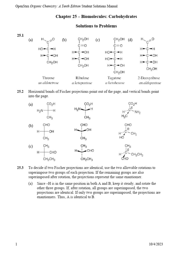 OrganicChemistry10e SSM Ch25 | PDF
