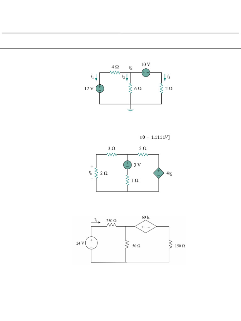 Tutorial Sheet - 4 (Node Analysis) | PDF | Teaching Methods & Materials ...