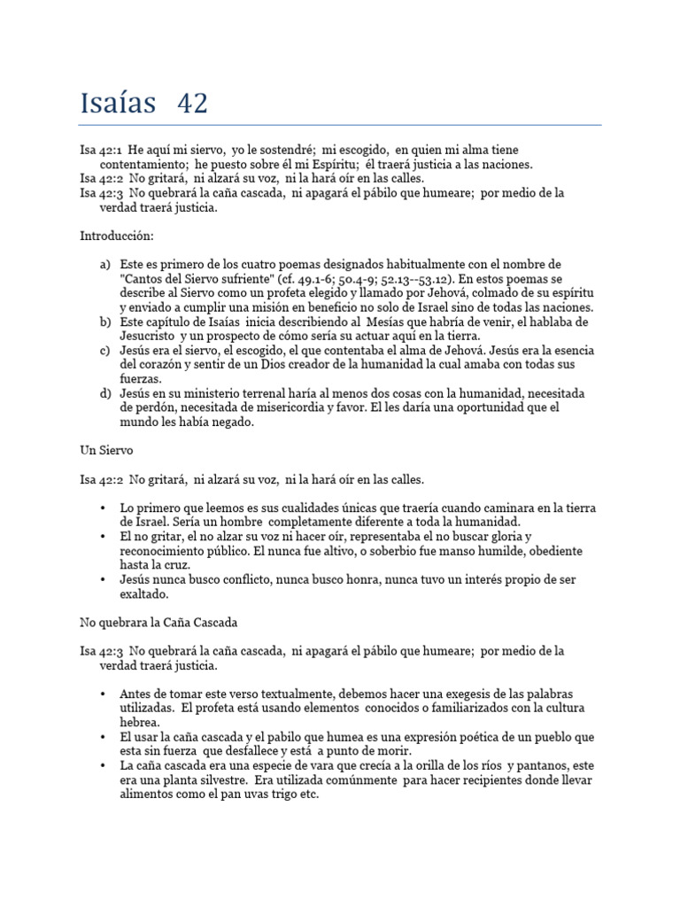 Isaias 42 | PDF