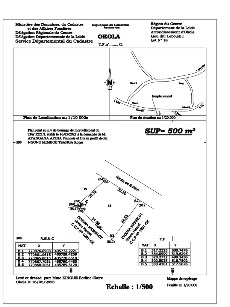 Plan de Ngono Bon-Model | PDF
