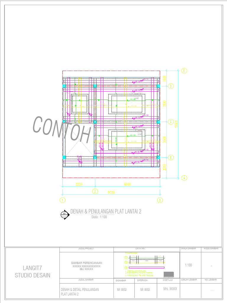 Contoh Plat Lantai | PDF