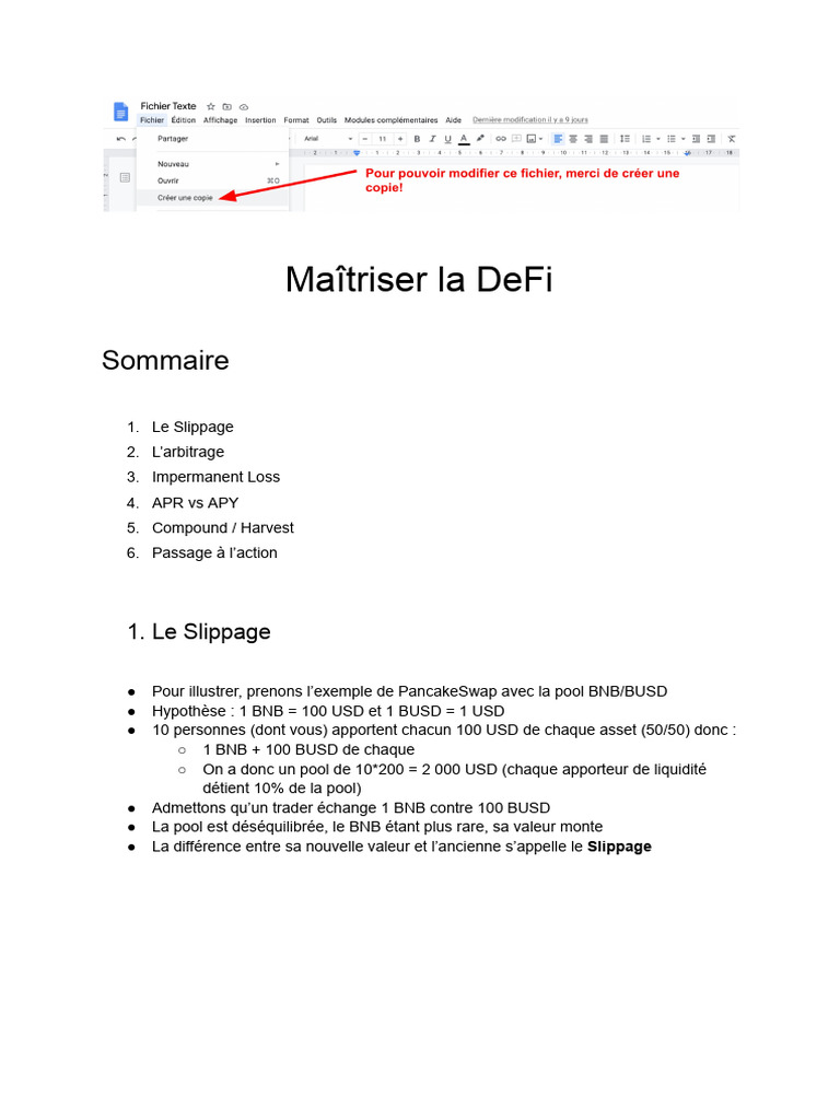 Maîtriser La DeFi | PDF