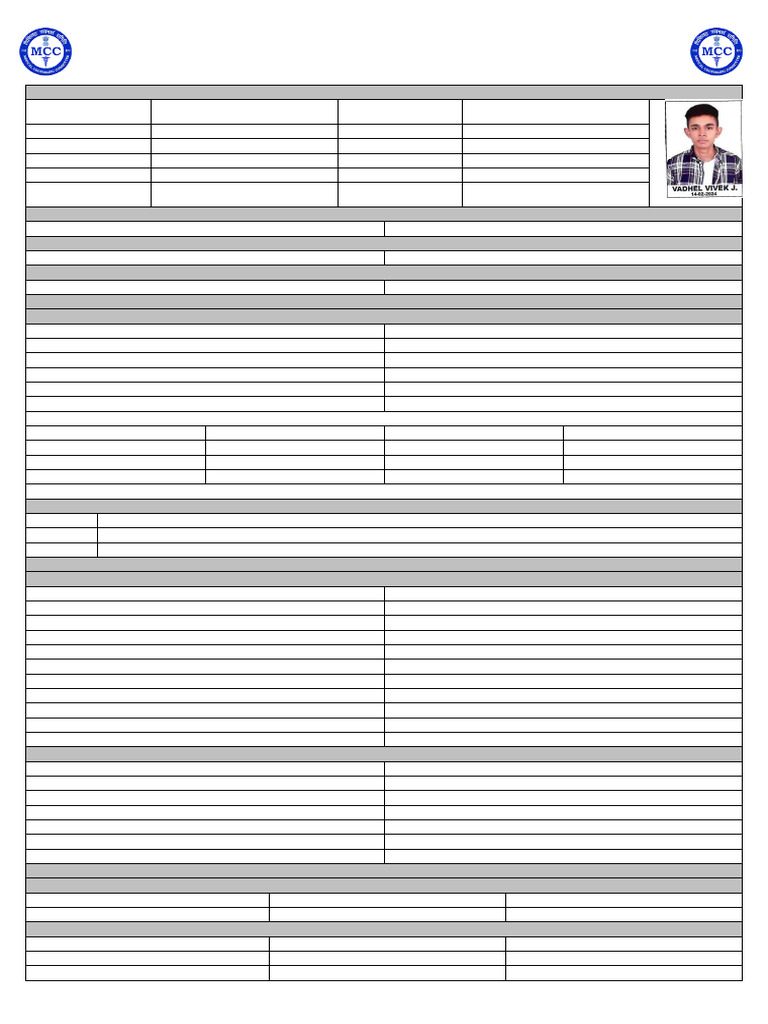 Profile Form For Alq | PDF