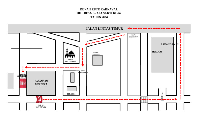 Denah Rute Karnaval | PDF