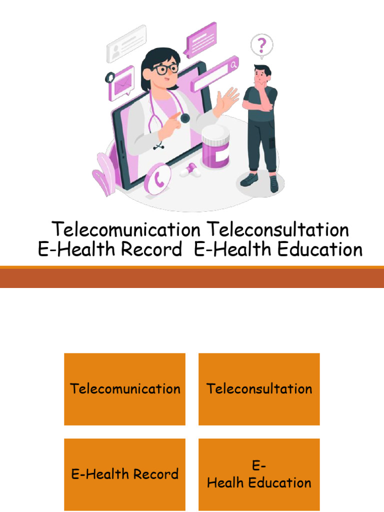 Telekonsultasi, Erm, Ehealth Education | PDF