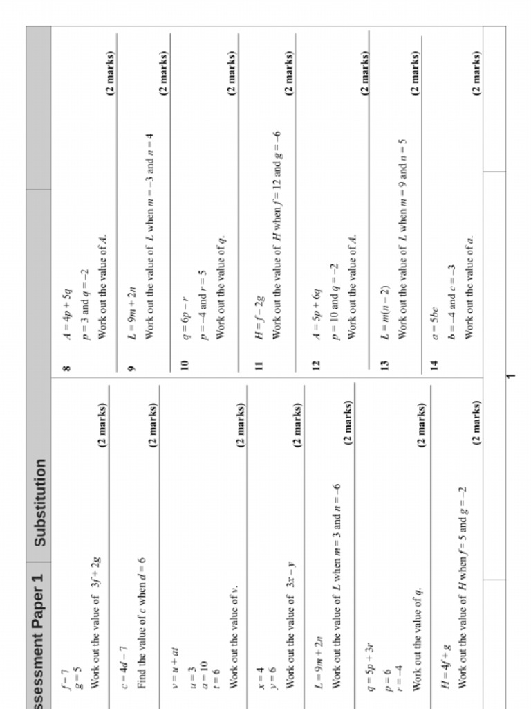 Mathematics Preporatory Booklet | PDF
