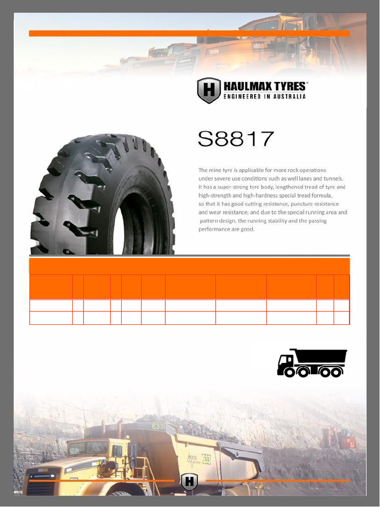 Haulmax - s8817 - 24pr, 28pr | PDF