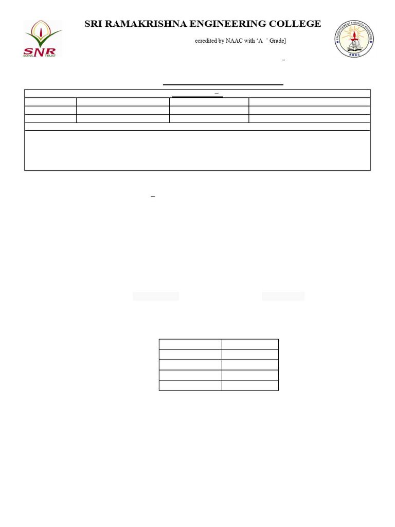 Os Internals Answer Key | PDF
