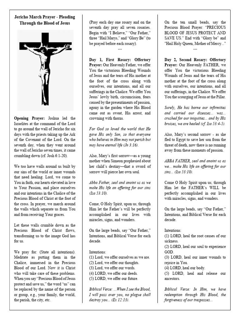 Jericho Prayer Merged | PDF