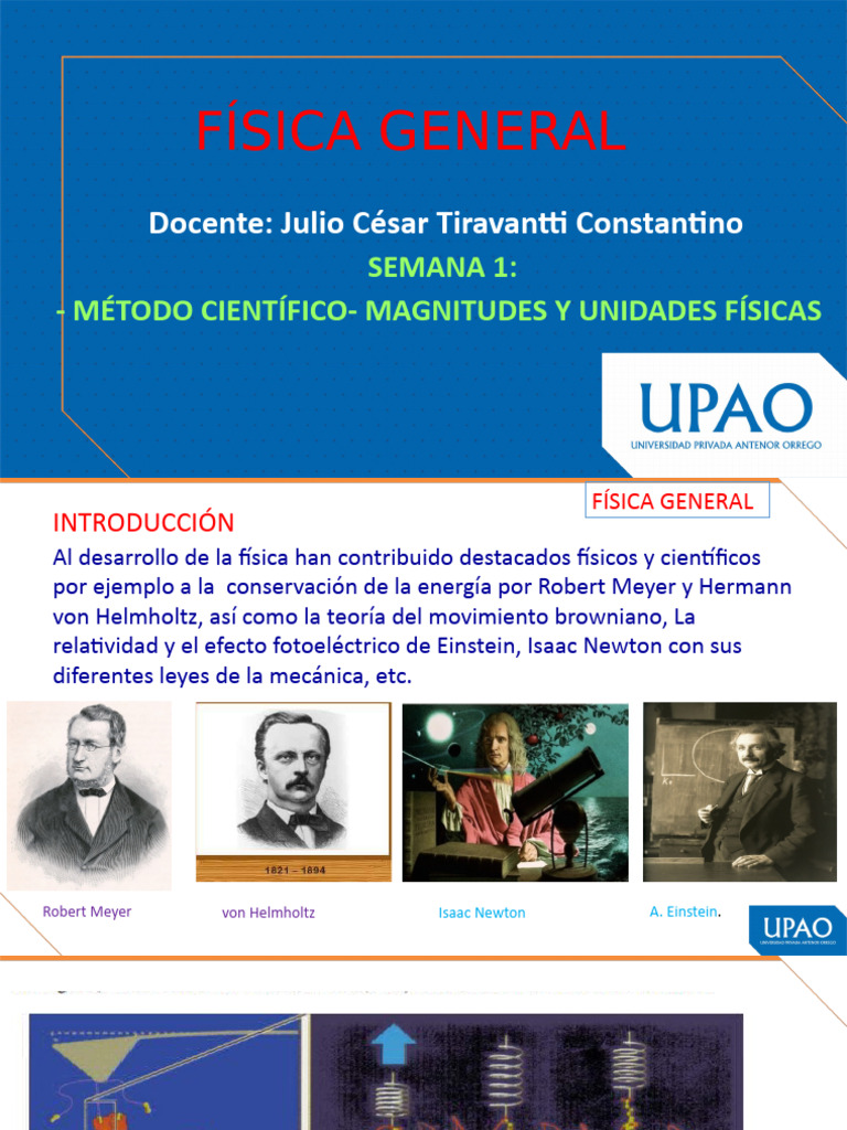 Método Científico- Magnitudes y Unidades Físicas | PDF