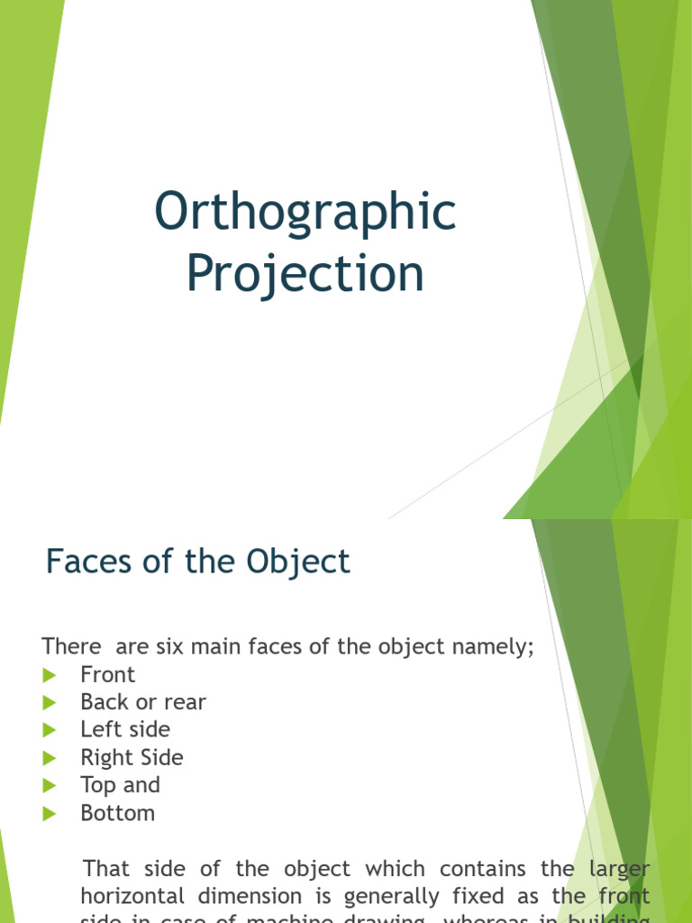 Orthographic Projection Guide | PDF | Classical Geometry | Teaching Methods & Materials