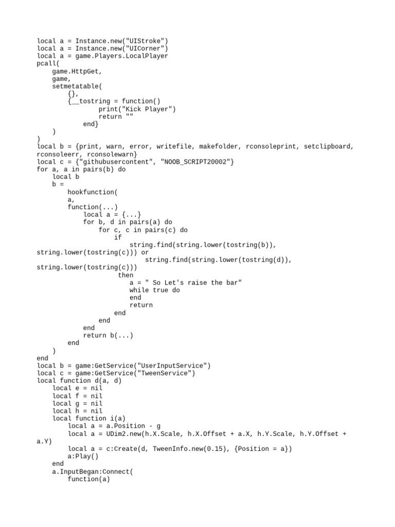 Annie Hub UI - Lua | PDF