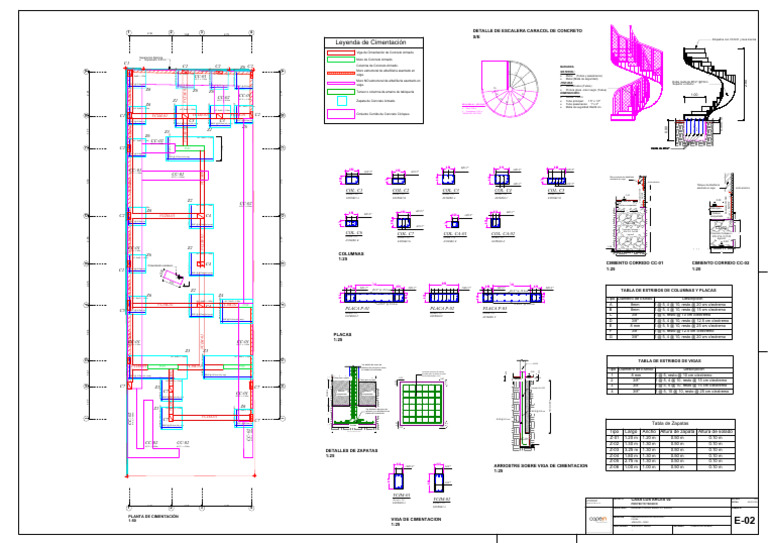 Leyenda de Cimentación: VCIM-01 VCIM-01 VCIM-01 | PDF