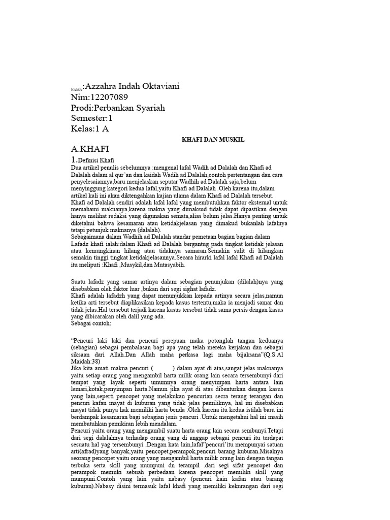 Khafi Dan Muskil PDF | PDF