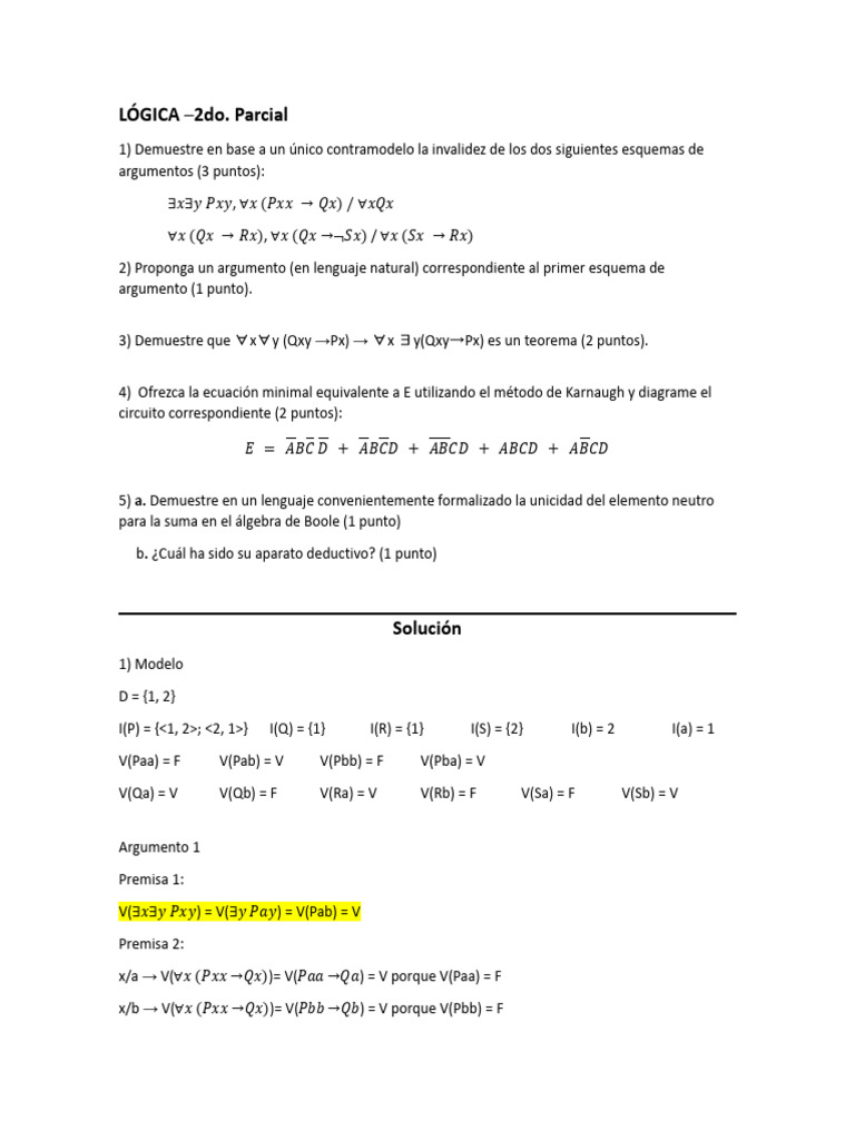 Ejercicios 2do - Resuelto | PDF