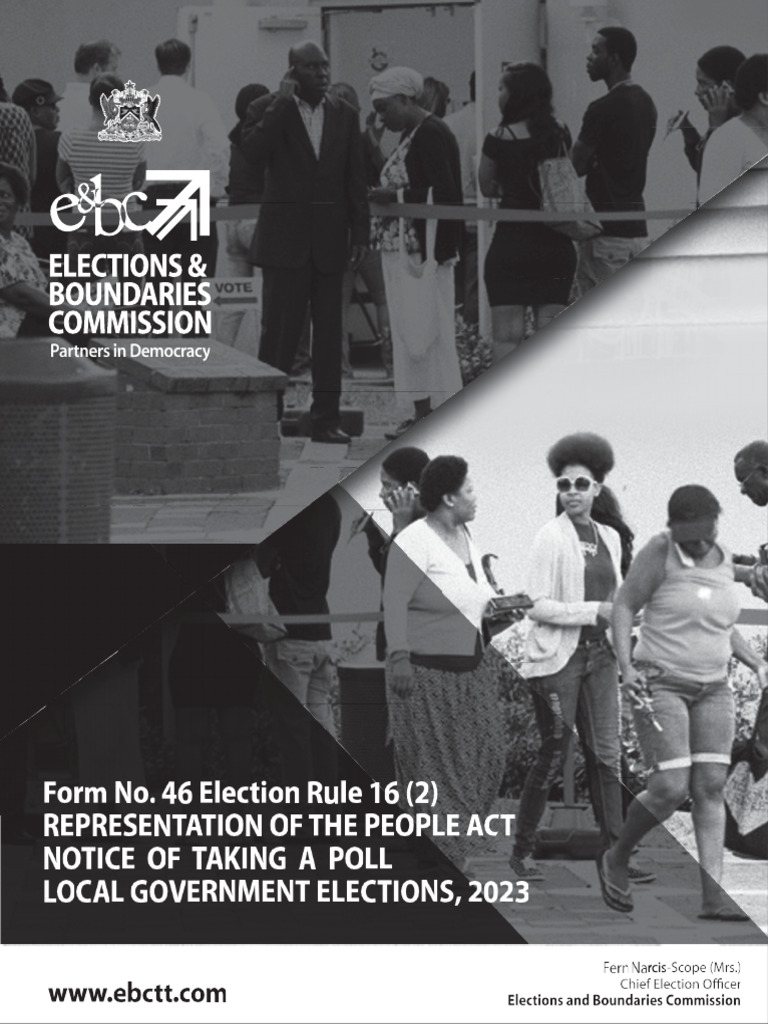 Notice of Taking A Poll For The 2023 Local Government Elections | PDF