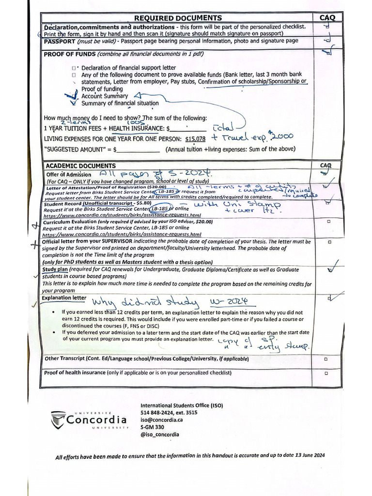 Caq Application Instructions From ISO | PDF